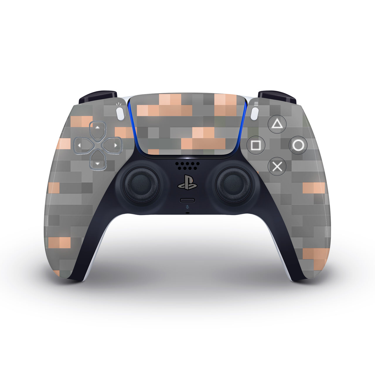 Pixel Iron Block Ps5 Controller Skin | KO Custom Creations