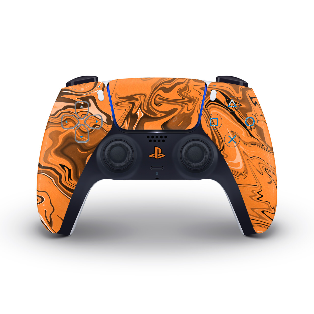 Orange Marbling Ps5 Controller Skin | KO Custom Creations