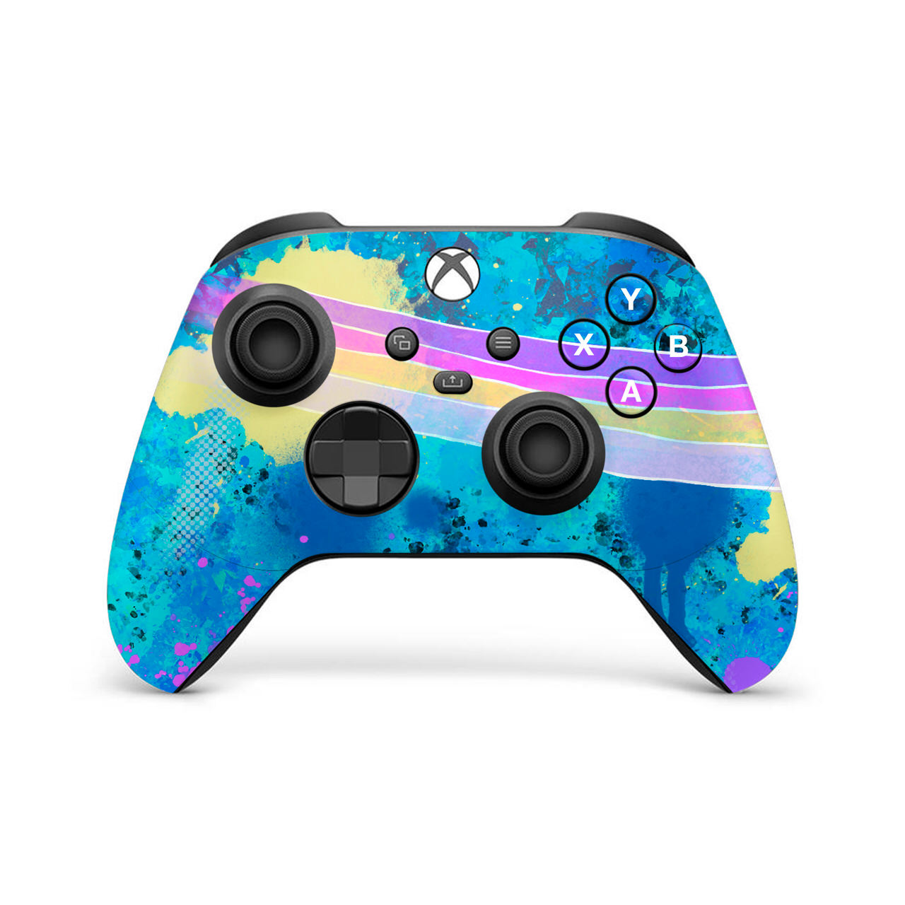 Rainbow Grunge Xbox Series X & S Controller Skin | KO Custom Creations