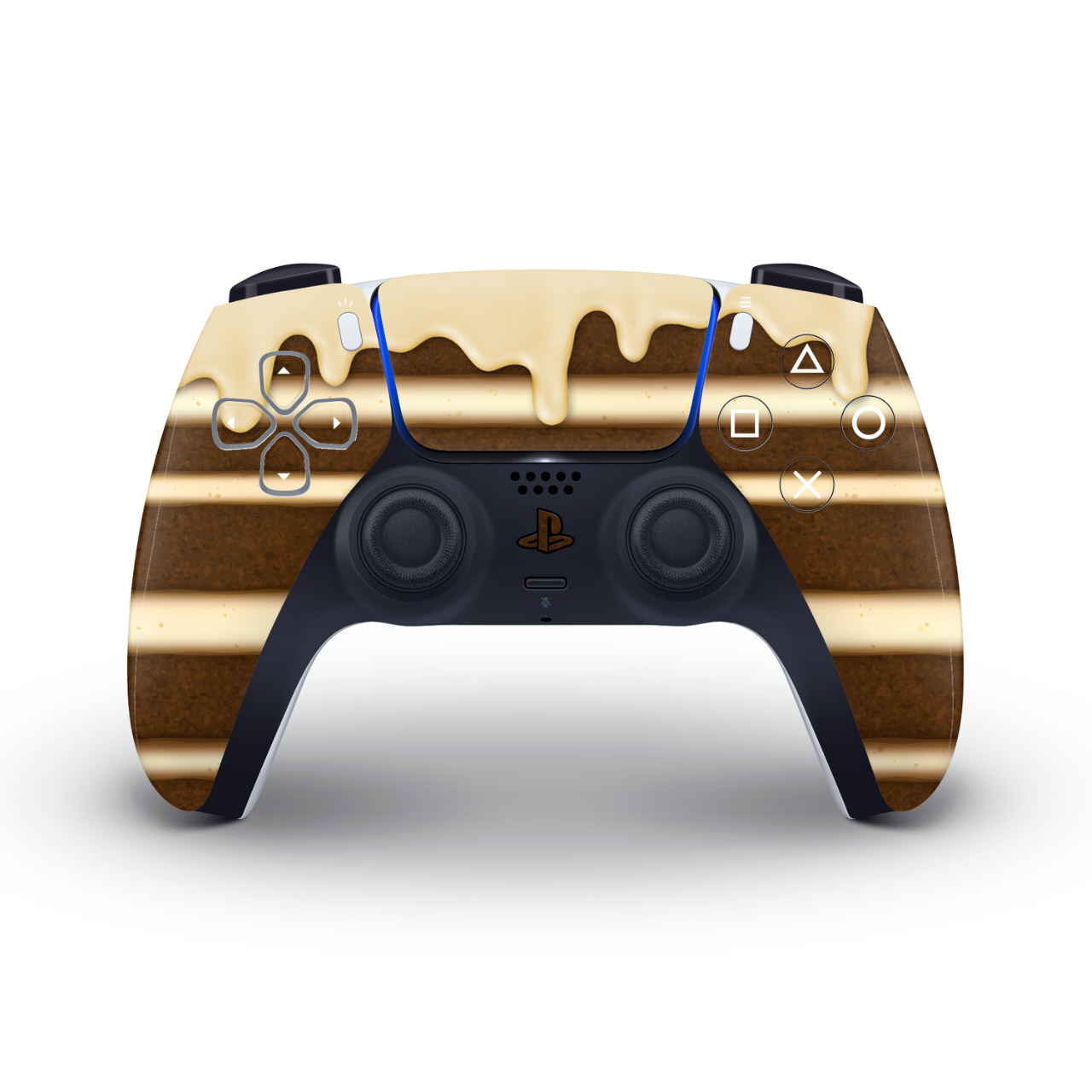 Chocolate Sponge Cake Ps5 Controller Skin | KO Custom Creations