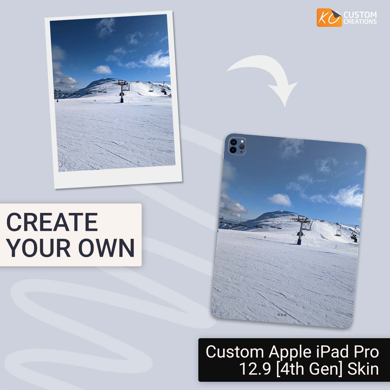 Custom iPad Pro 12.9 [4th Gen] Skin | KO Custom Creations