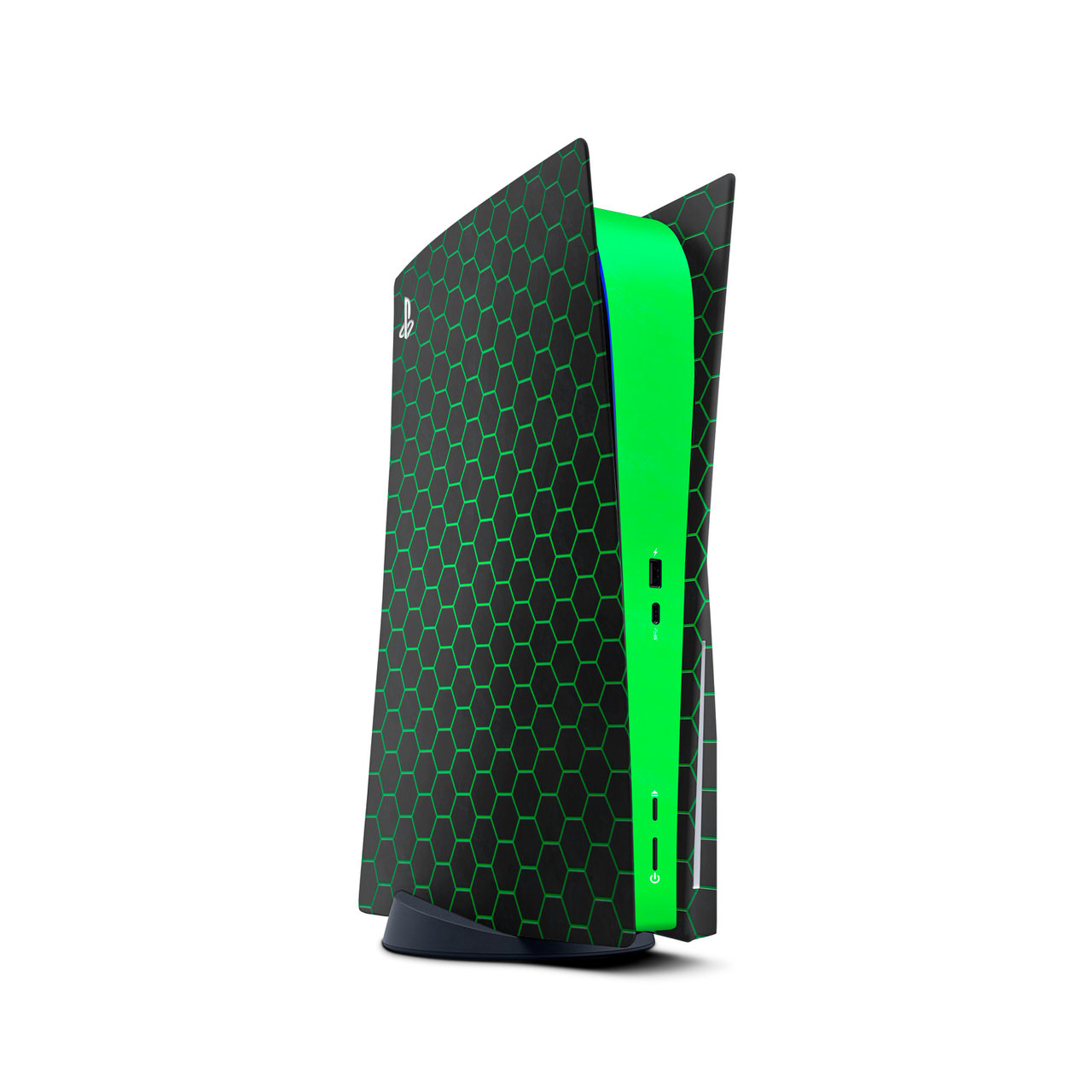 Green Hex Armour PlayStation 5 Skin | KO Custom Creations