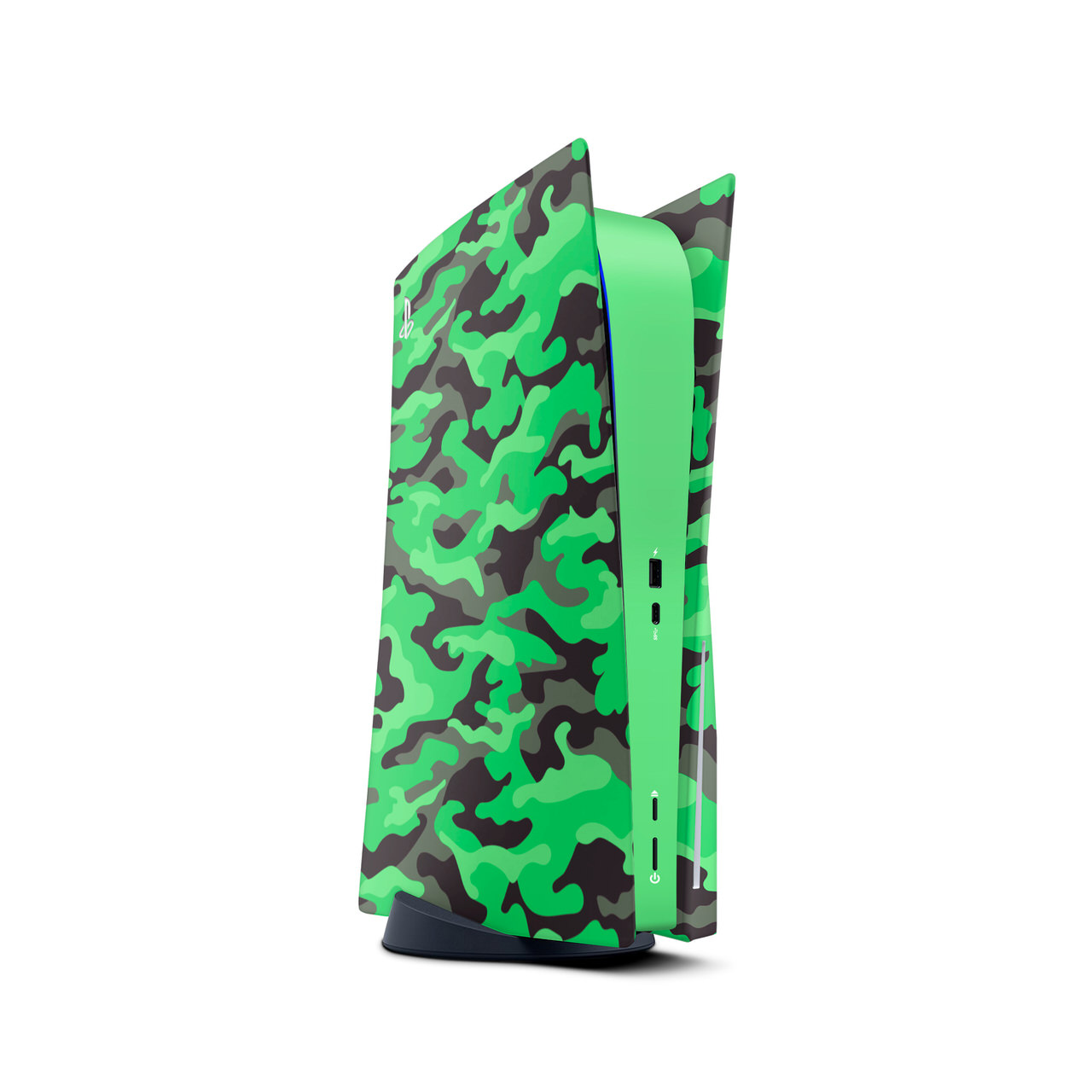 Cobalt Green Camo PlayStation 5 Skin | KO Custom Creations
