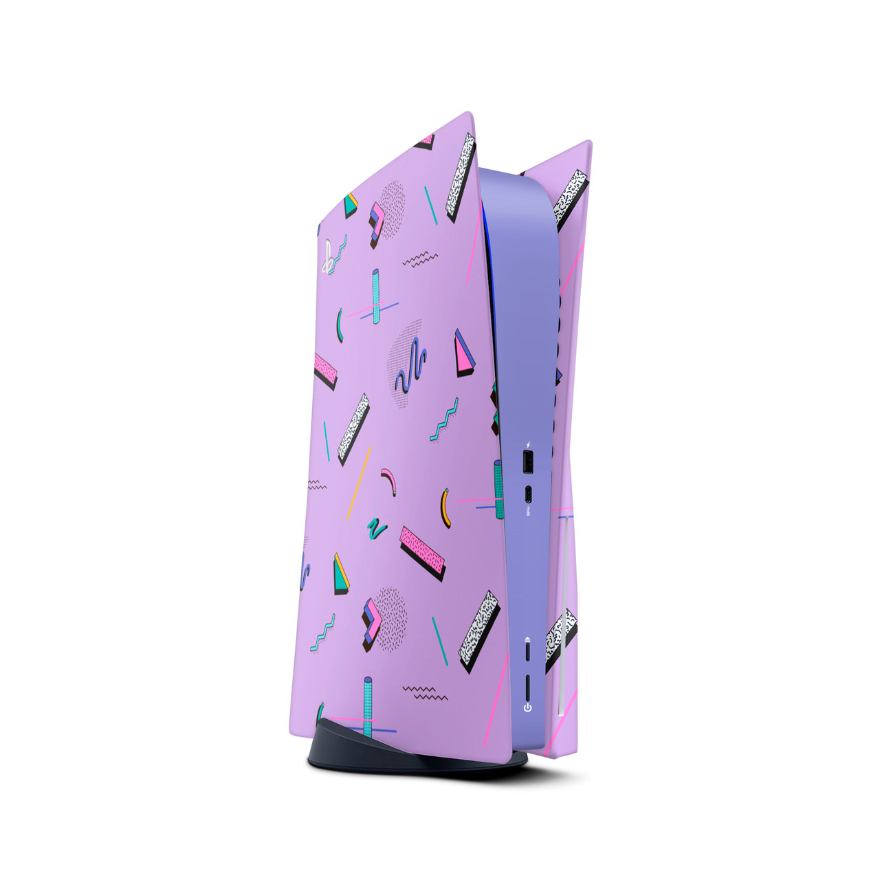 80's Aesthetic PS5 Console Faceplate Skin