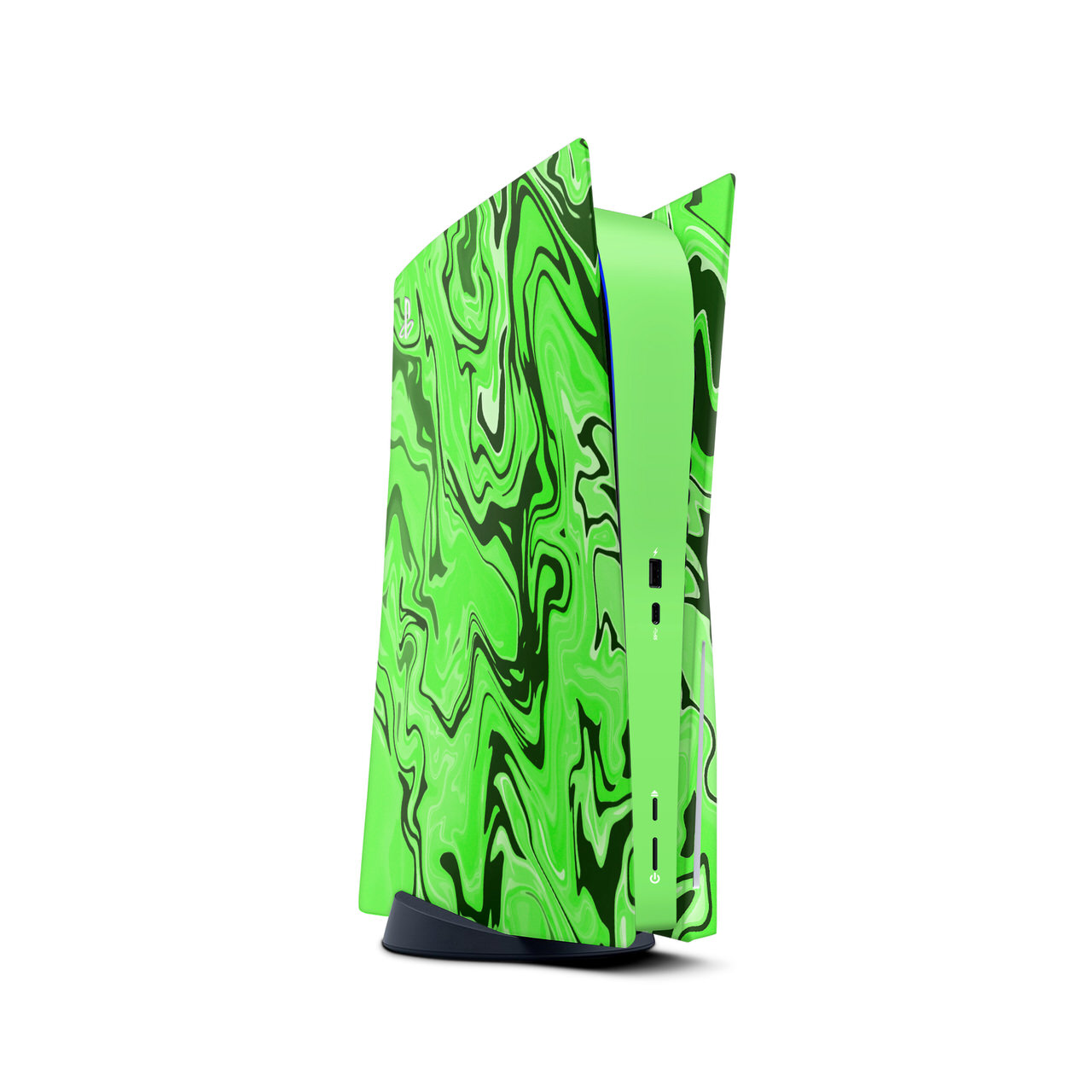 Green Marbling PlayStation 5 Console Skin | KO Custom Creations