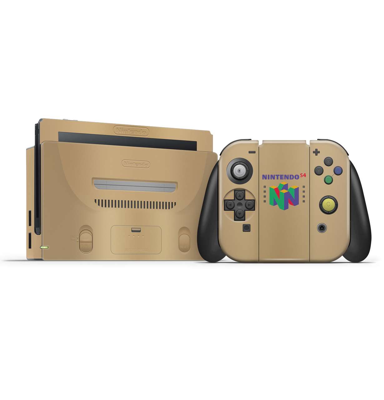 N64 Gold Switch Skin