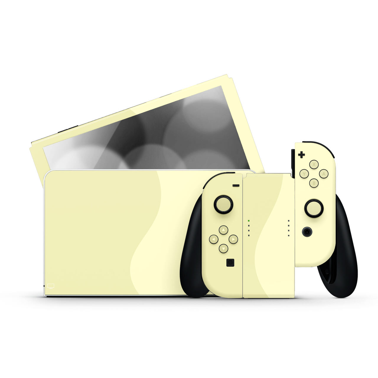 Cream Colourwave Nintendo Switch OLED Skins | KO Custom Creations