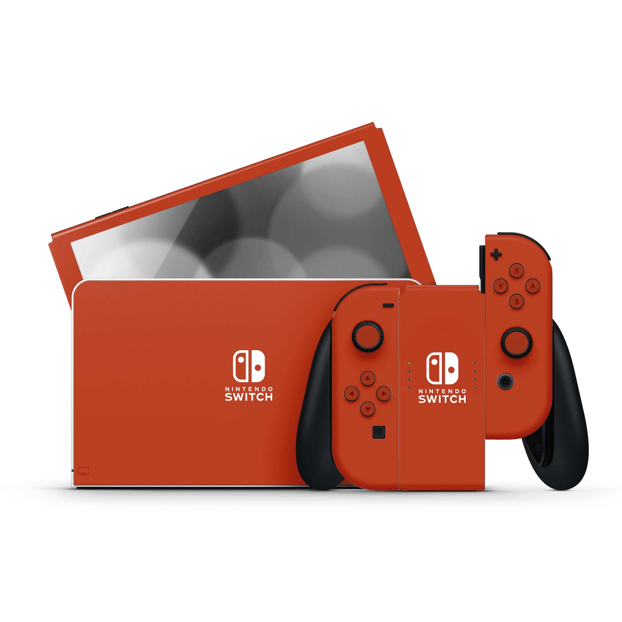 Autumn Red Nintendo Switch OLED Skins | KO Custom Creations