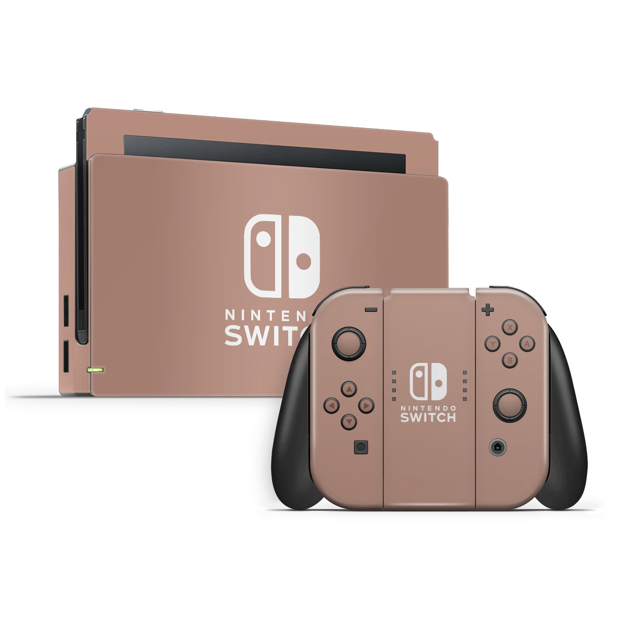 Rosy Brown Nintendo Switch Skins | KO Custom Creations