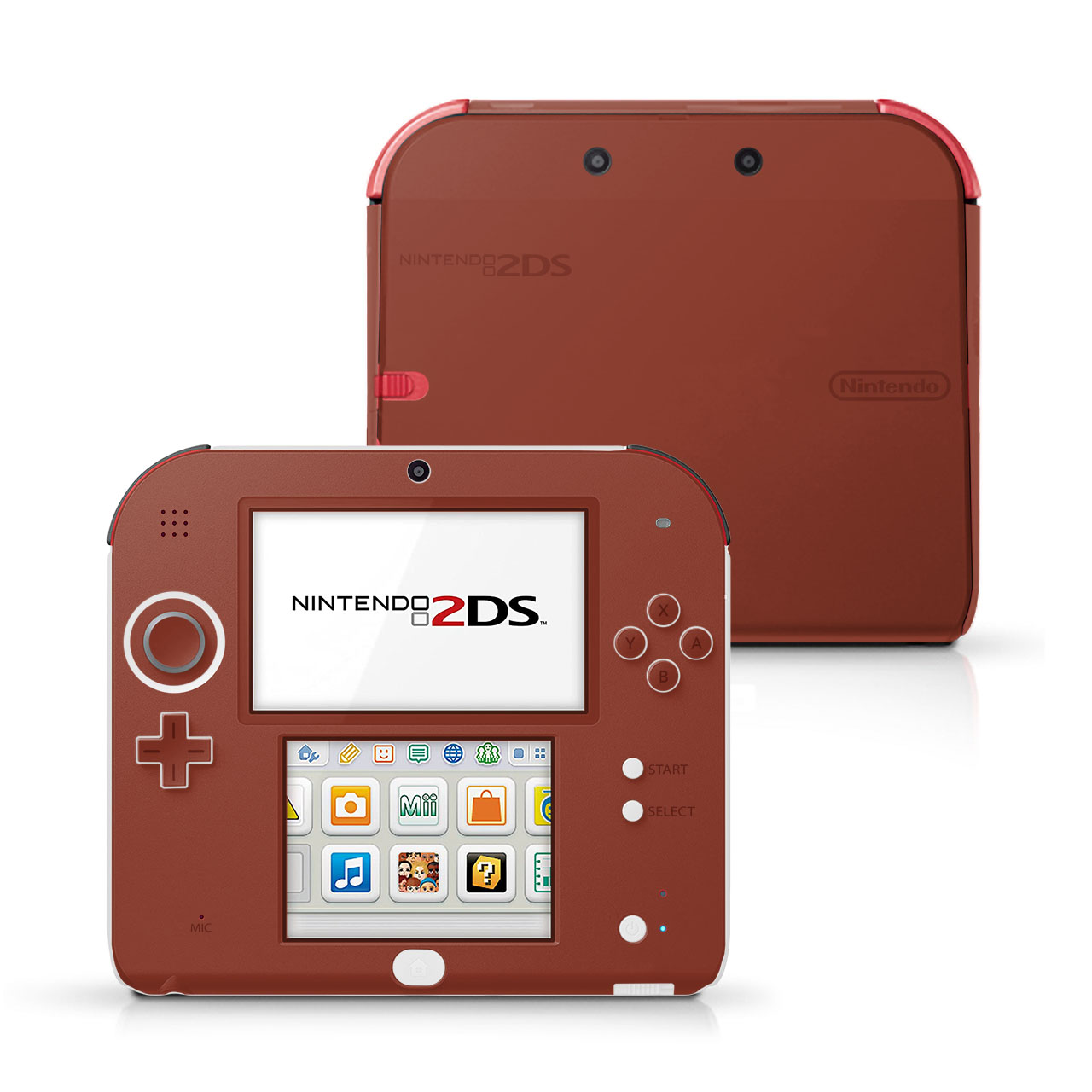 Burnt Red Nintendo 2DS Skin | KO Custom Creations