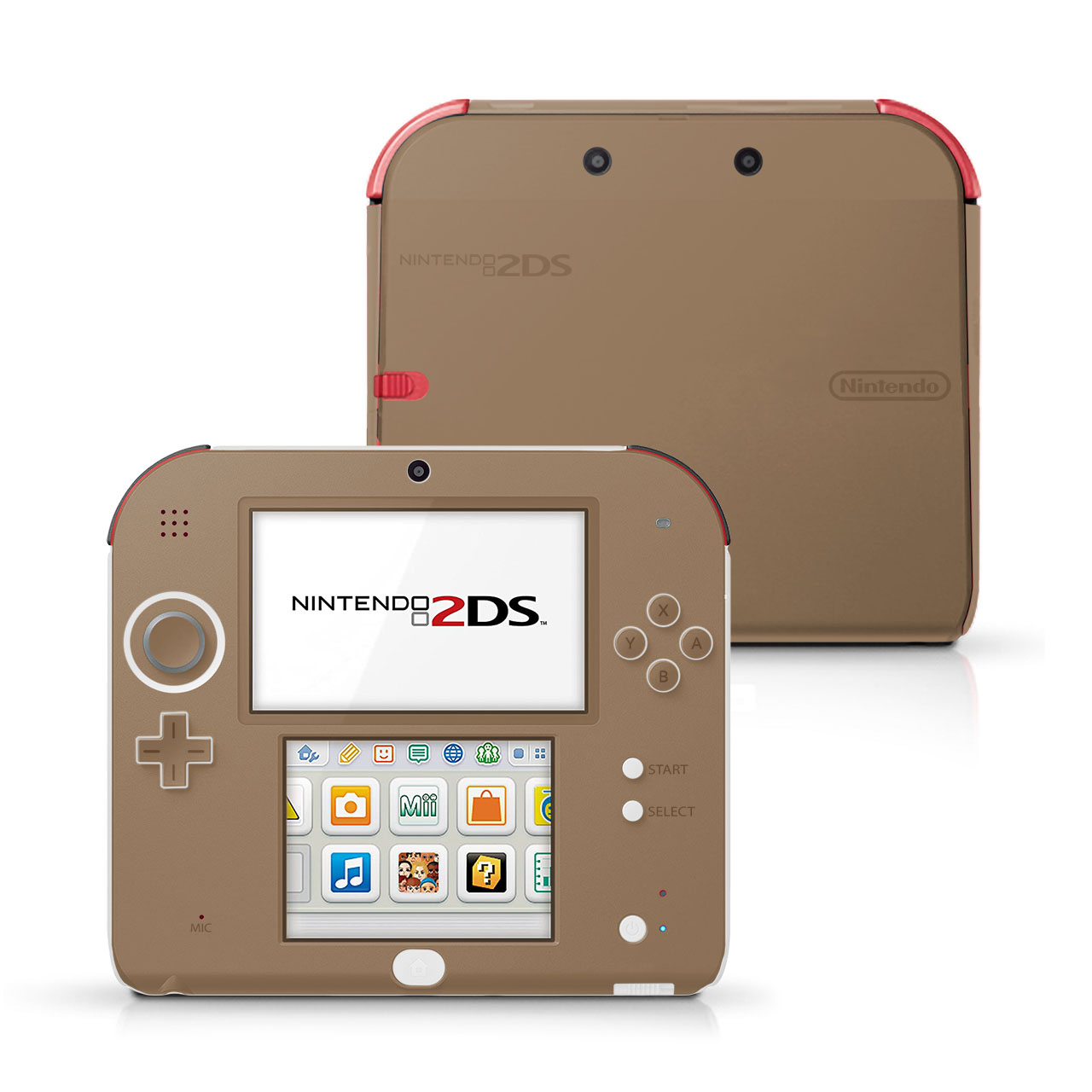 Chestnut Brown Nintendo 2DS Skin | KO Custom Creations