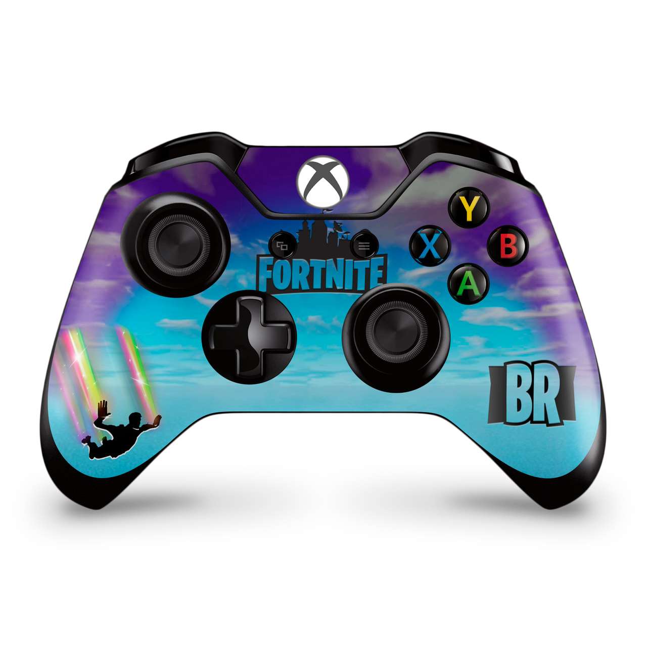 Stormy Sky Rainbow Trails Xbox One Controller Skin