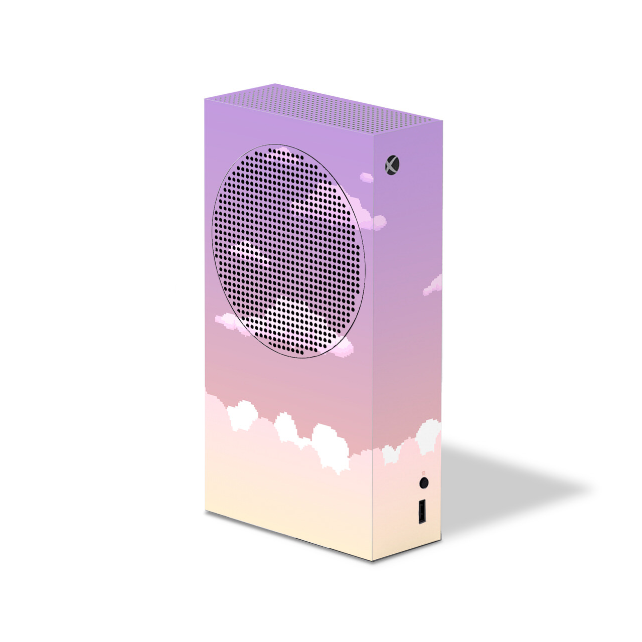 8-Bit Sunset Clouds Xbox Series S Skin