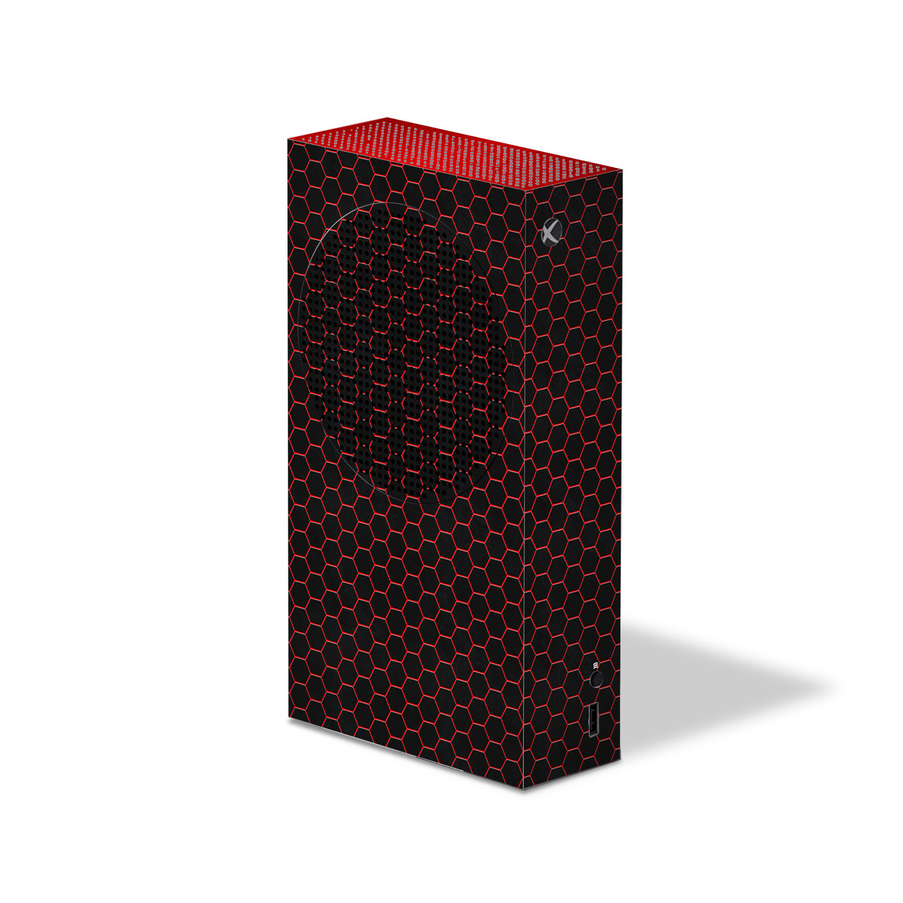 Lava Red Hex Armour Xbox Series S Skin | KO Custom Creations