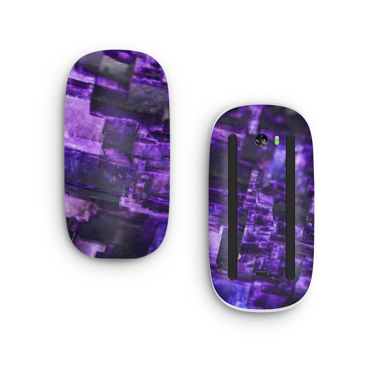 Purple Fluorite Apple Magic Mouse Skin | KO Custom Creations