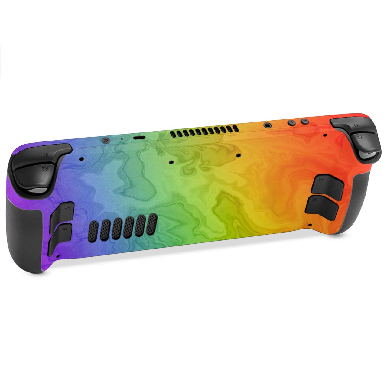 Rainbow Marbled Valve Steam Deck Skin | KO Custom Creations