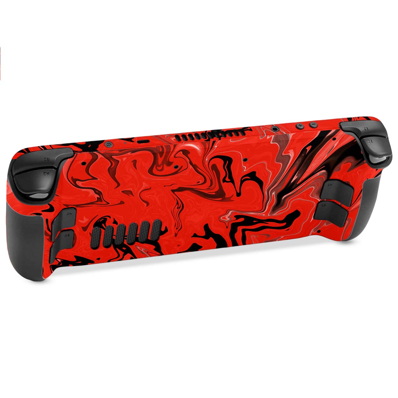 Red Marbling Valve Steam Deck Skin | KO Custom Creations