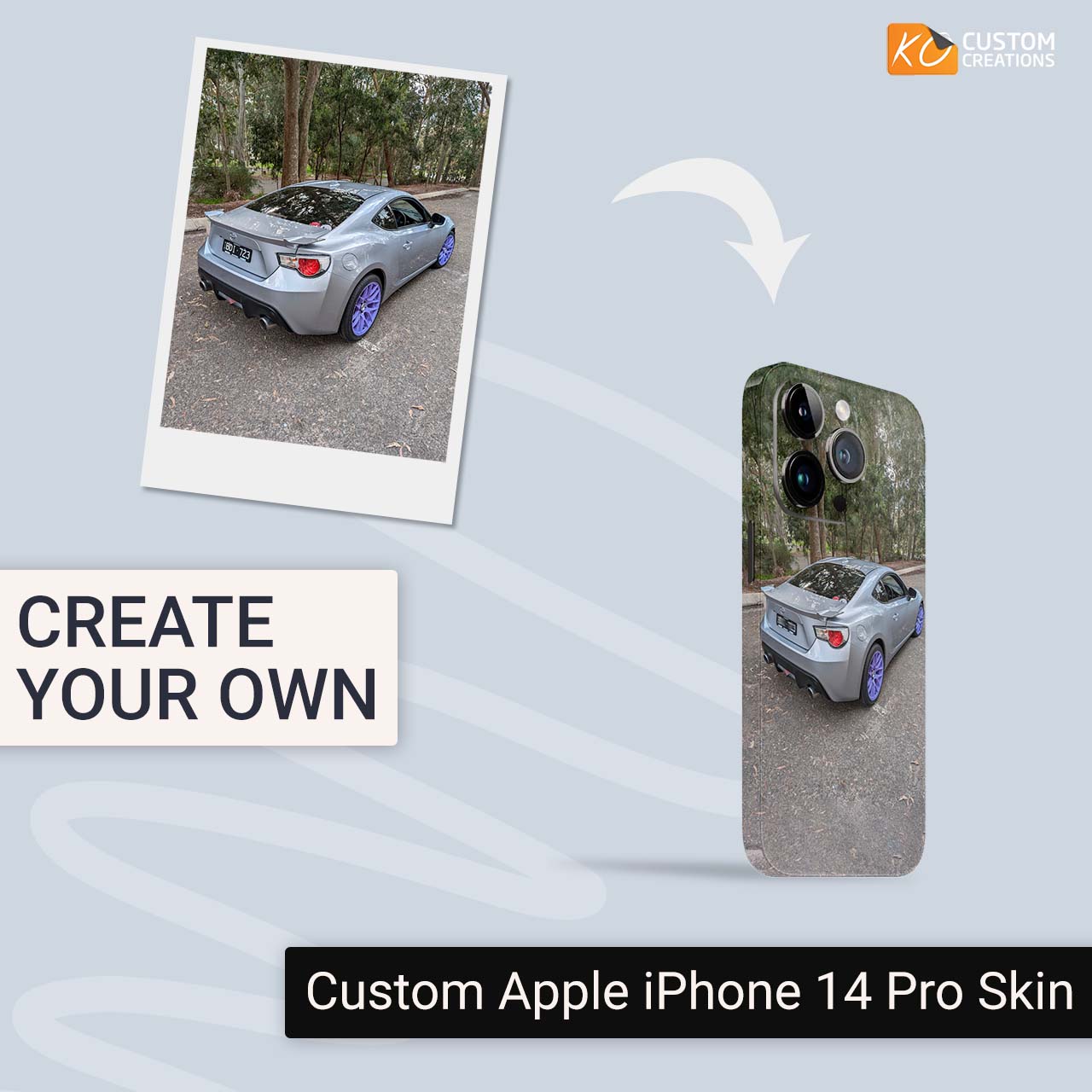 Custom iPhone 14 Pro Skins & Wraps | KO Custom Creations
