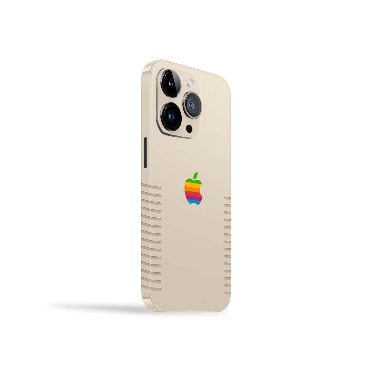 Retro Apple Beige iPhone 14 Pro Skin | KO Custom Creations