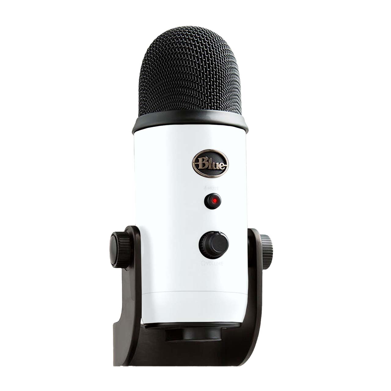 Flat White Blue Yeti Microphone Skin | KO Custom Creations