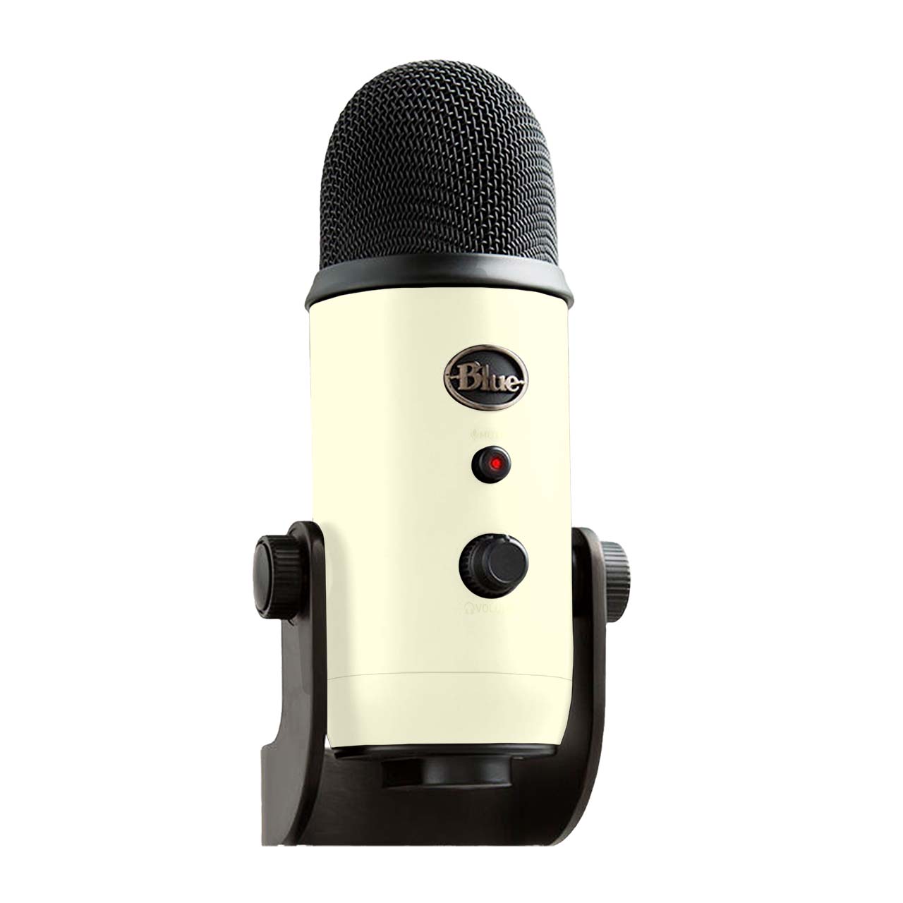 Pastel Cream Blue Yeti Microphone Skin | KO Custom Creations
