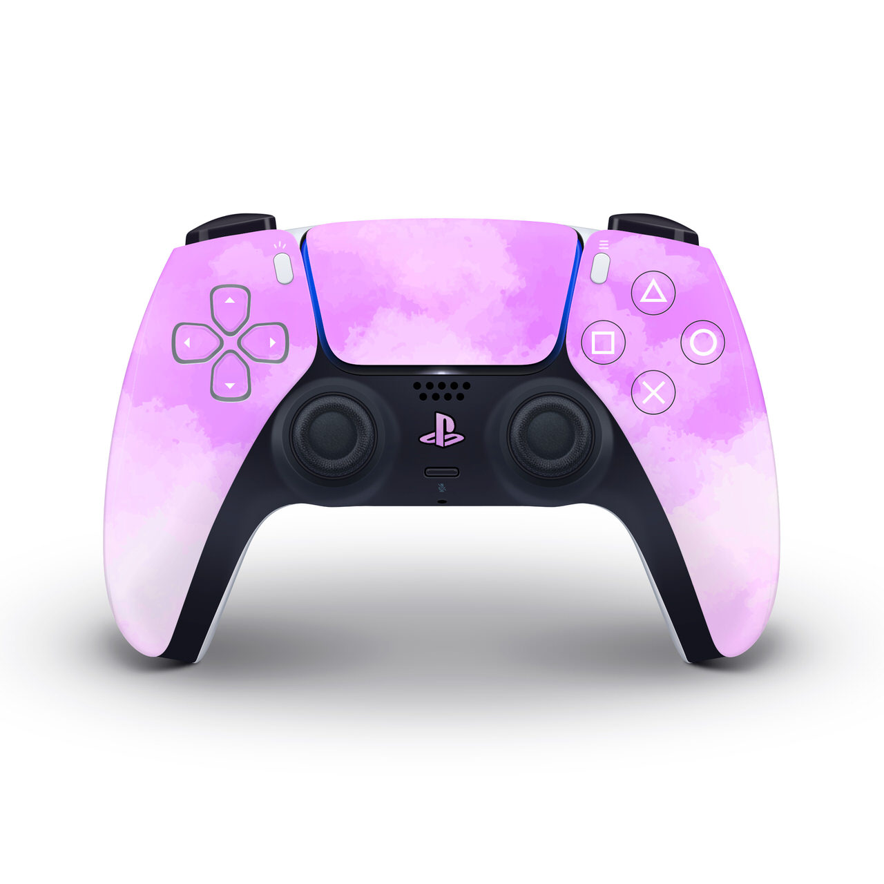 Purple Watercolour Clouds Ps5 Controller Skin | KO Custom Creations