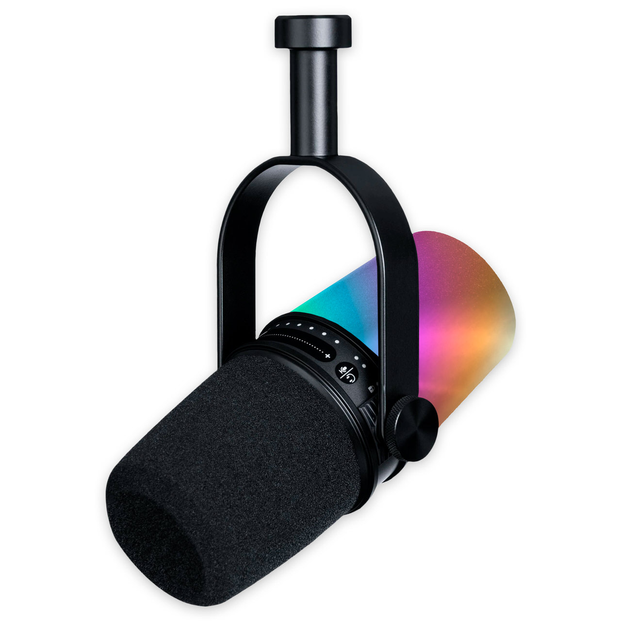 Titanium Fade Shure MV7 Microphone Skin Cover