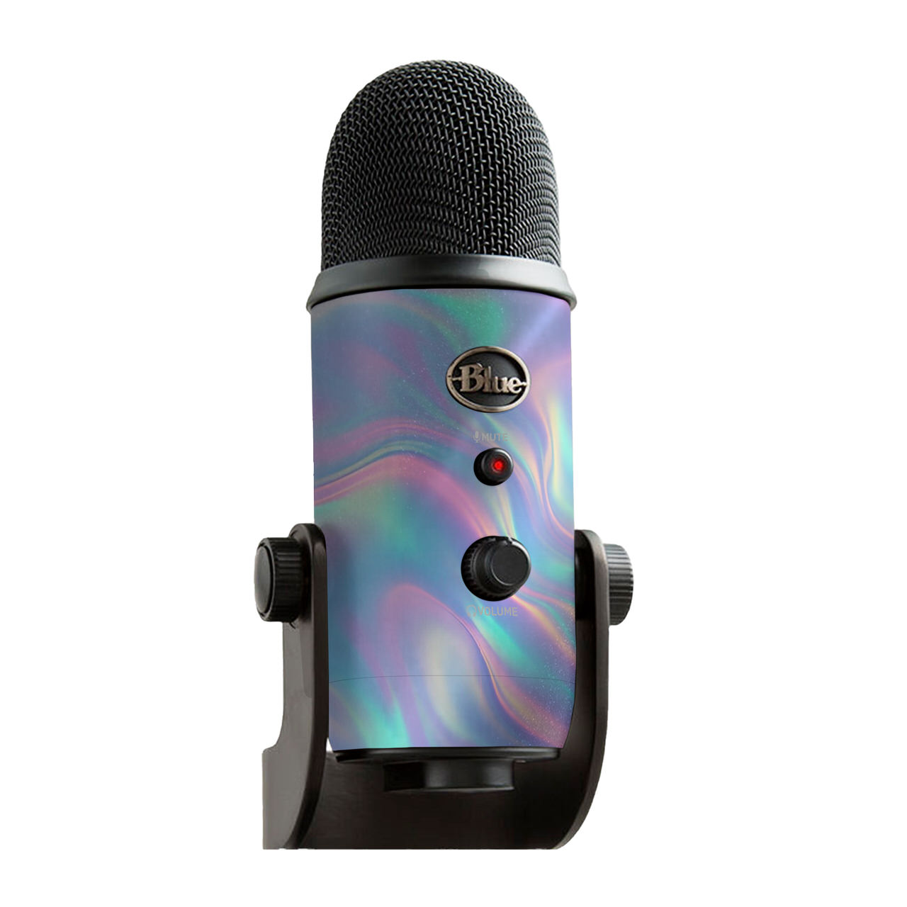 Pastel Waves Blue Yeti Microphone Skin | KO Custom Creations