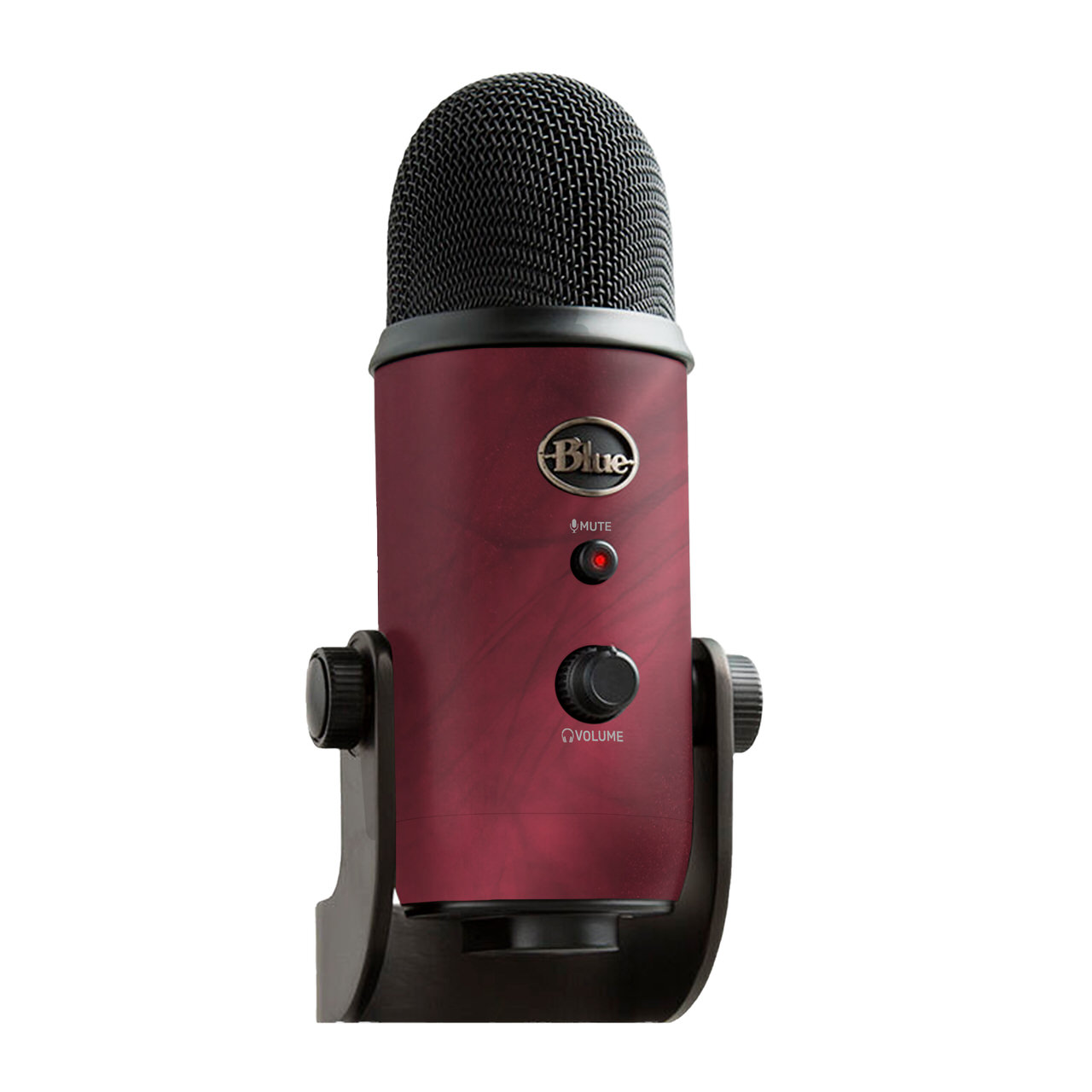 Ruby Doppler Blue Yeti Microphone Skin | KO Custom Creations