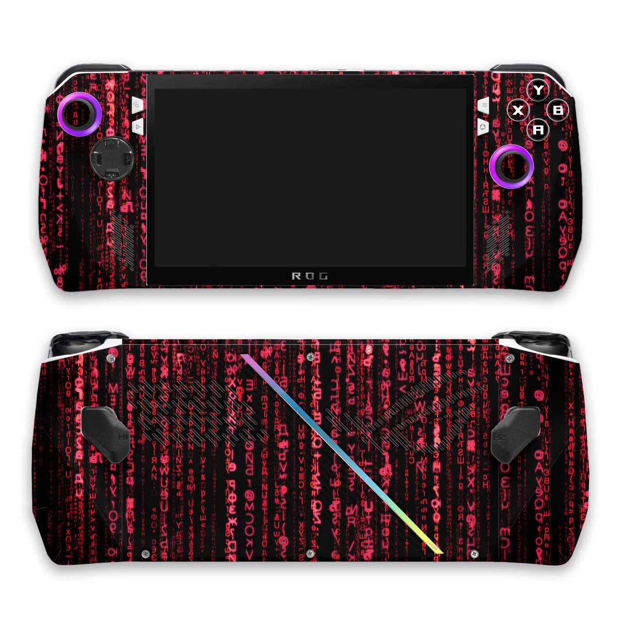 Red Digital Rain ASUS ROG Ally Skin | KO Custom Creations