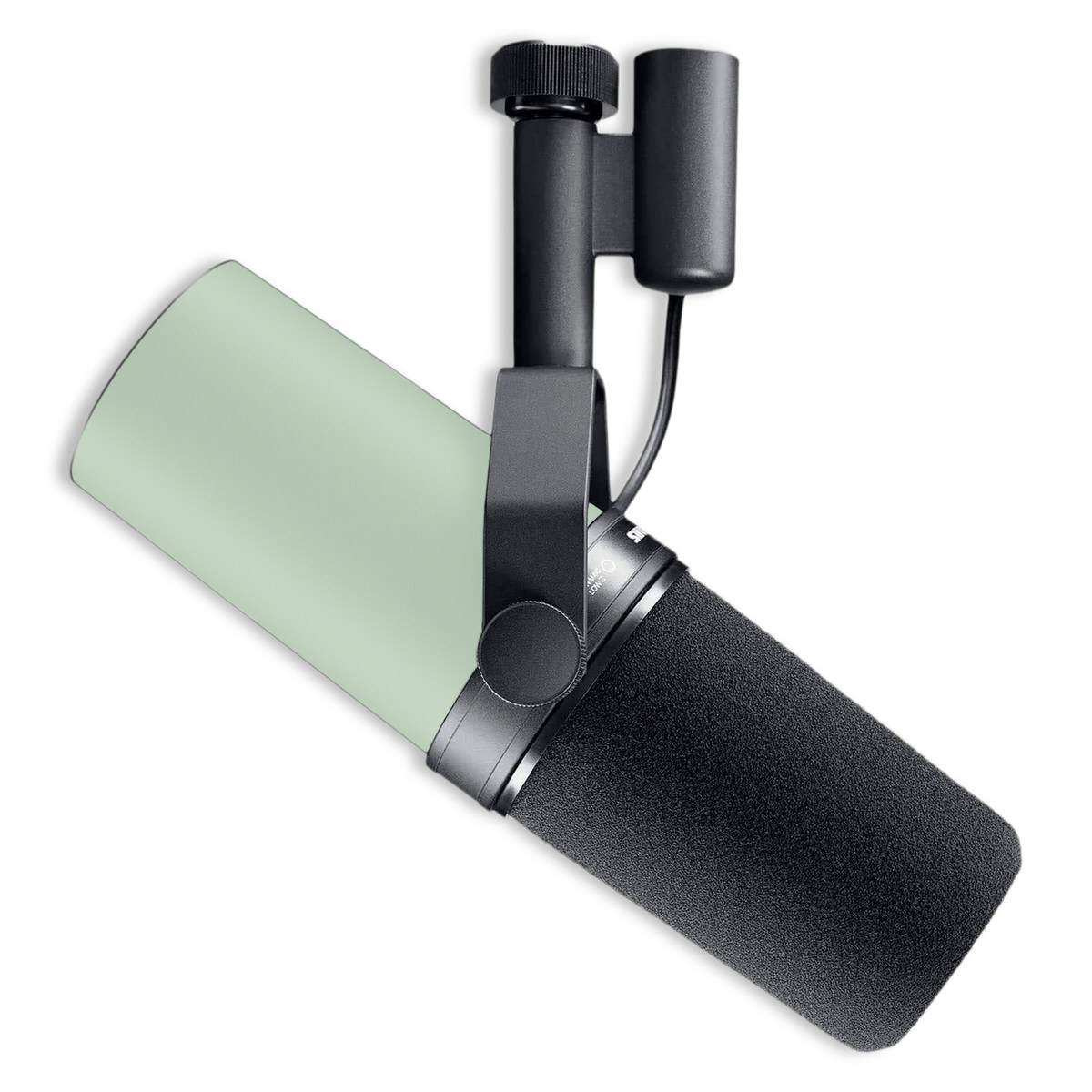 Lite Sage Shure SM7B Microphone Skin | KO Custom Creations