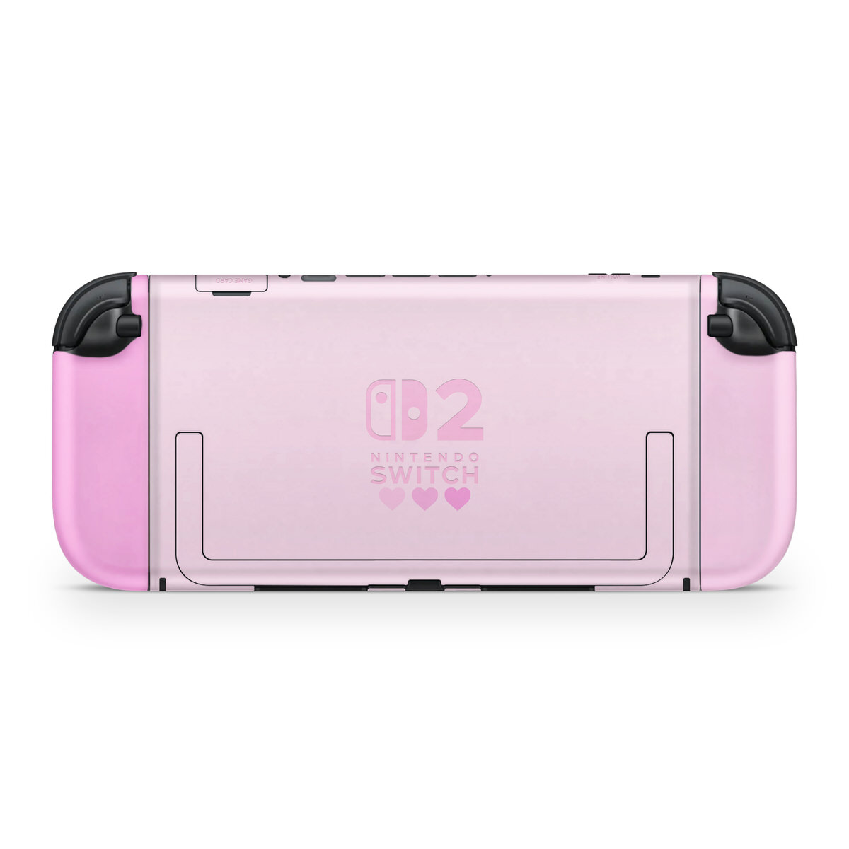 Pastel Pink Hearts Nintendo Switch 2 Skin