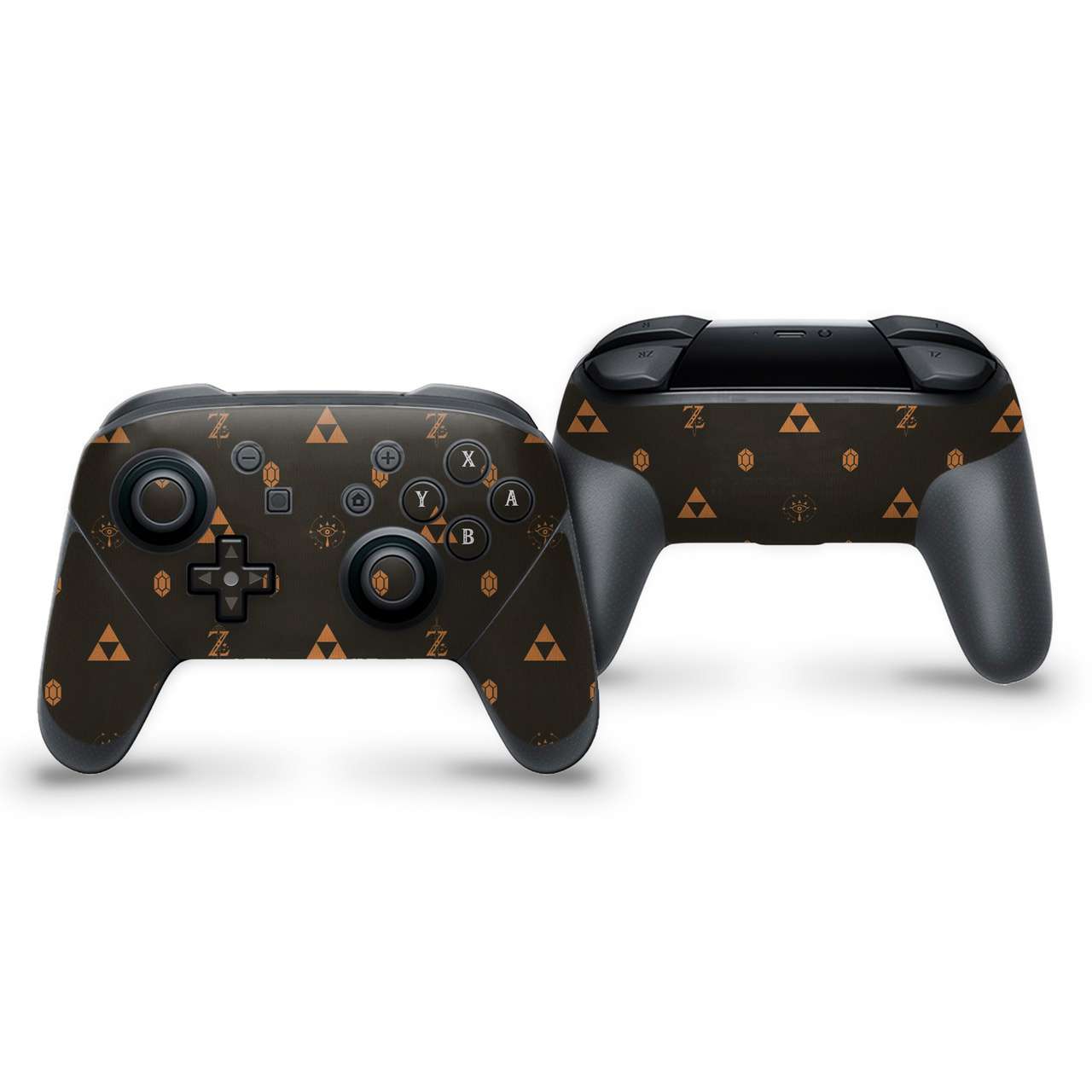 Botw Pattern Switch Pro Controller Skin