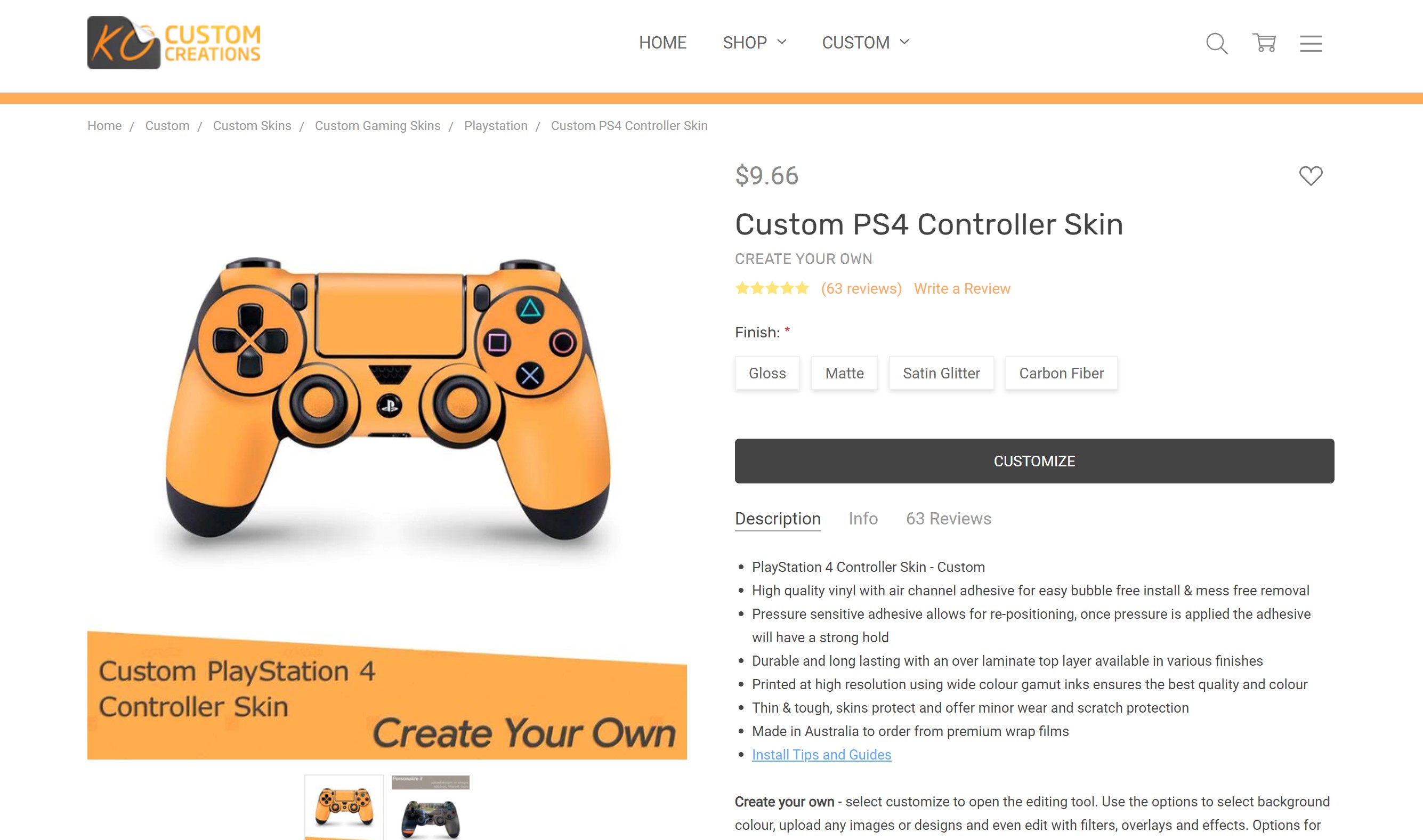 Add your own images to your Ps4 Controller - KO Custom Creations