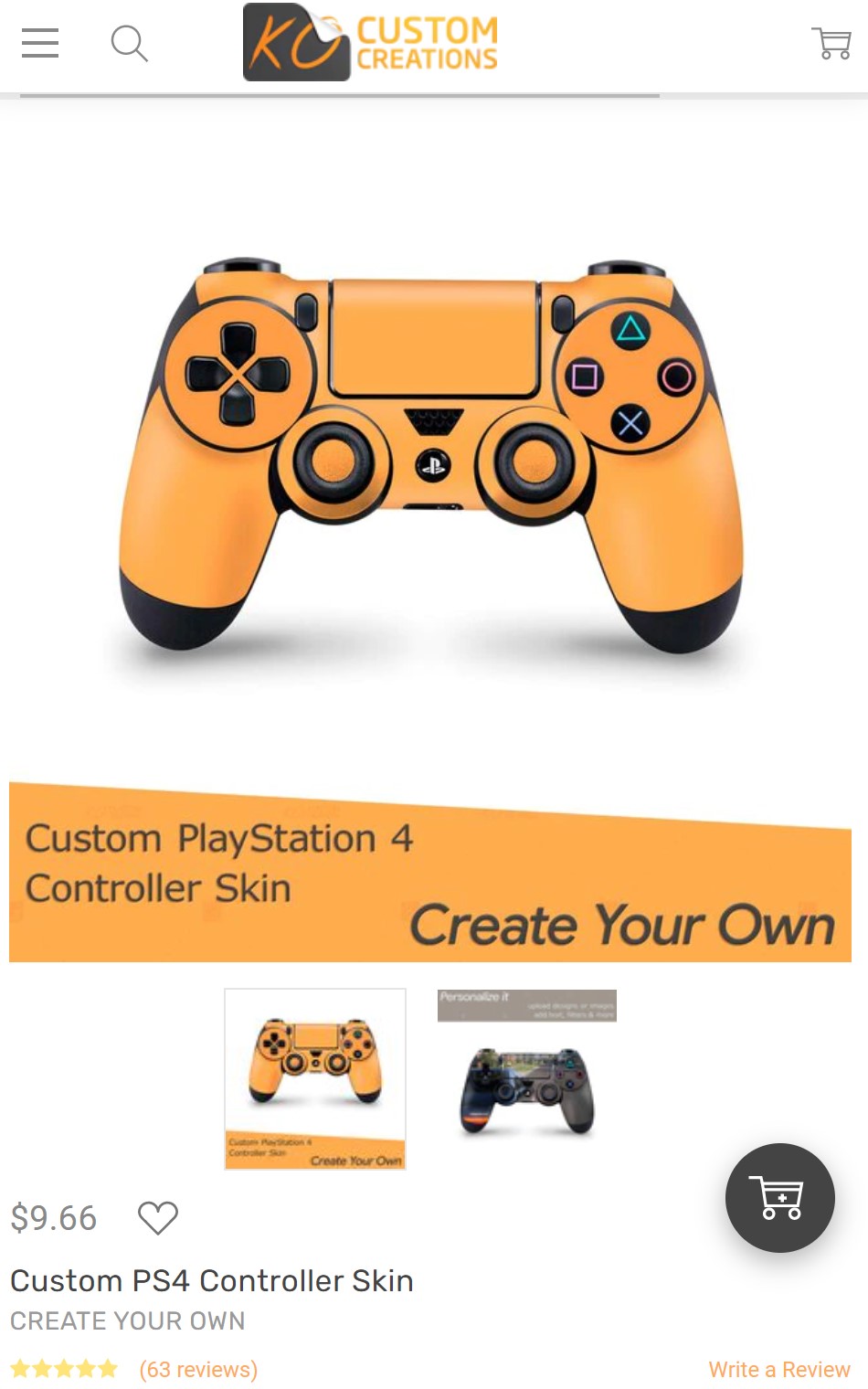 Add your own images to your Ps4 Controller - KO Custom Creations