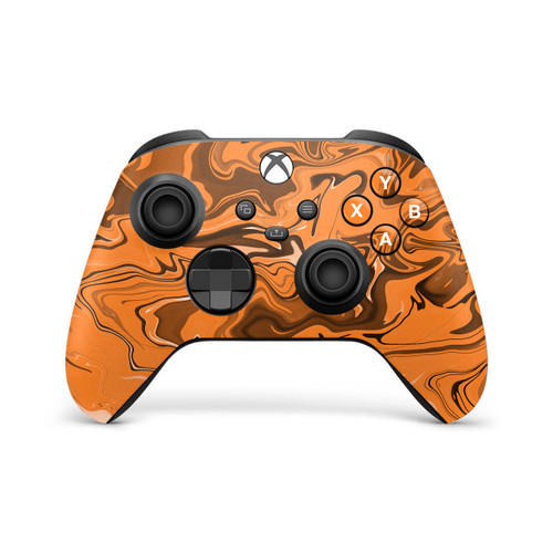 Orange Marbling Xbox Controller Skin | KO Custom Creations