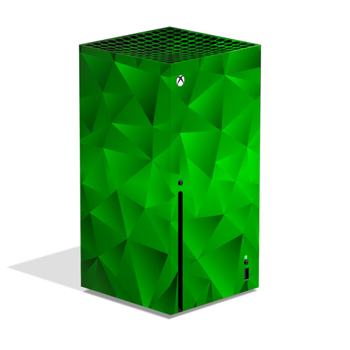 Green Polygonized Xbox Series X Skin | KO Custom Creations