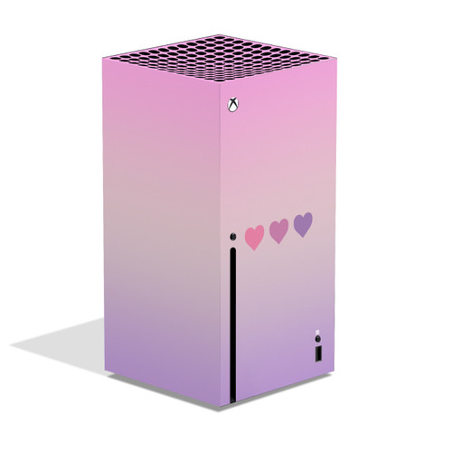 Pink & Purple Hearts Xbox Series X Skin | KO Custom Creations