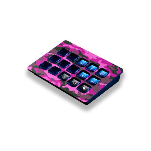 Cobalt Pink Camo Elgato Stream Deck Skin Ko Custom Creations