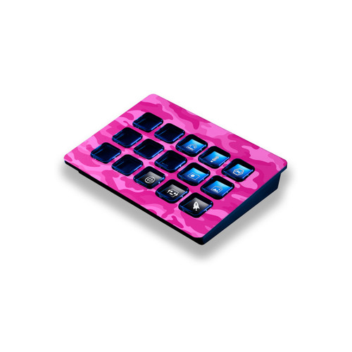 Hot Pink Camo Stream Deck Skin Ko Custom Creations