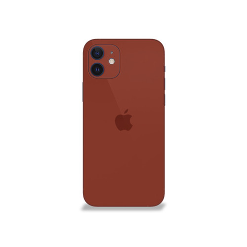 Burnt Red Apple iPhone 12 Skin | KO Custom Creations