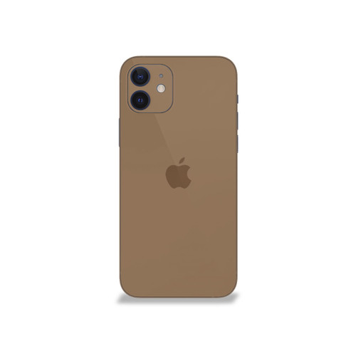 Chestnut Brown Apple iPhone 12 Skin | KO Custom Creations
