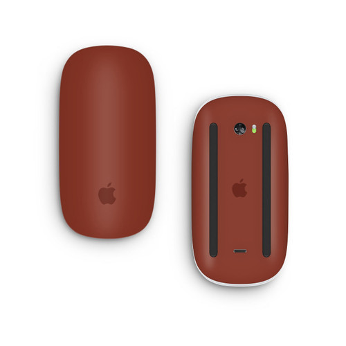 Burnt Red Apple Magic Mouse Skin | KO Custom Creations