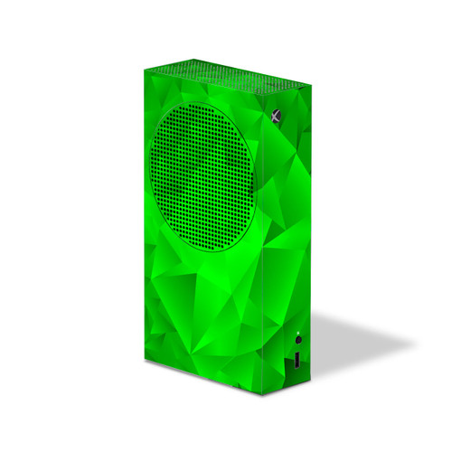 Vibrant Green Polygonized Xbox Series S Skin | KO Custom Creations