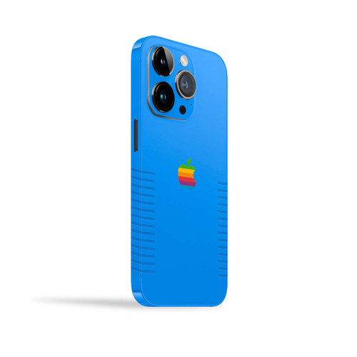 Retro Apple Blue iPhone 14 Pro Max Skin | KO Custom Creations