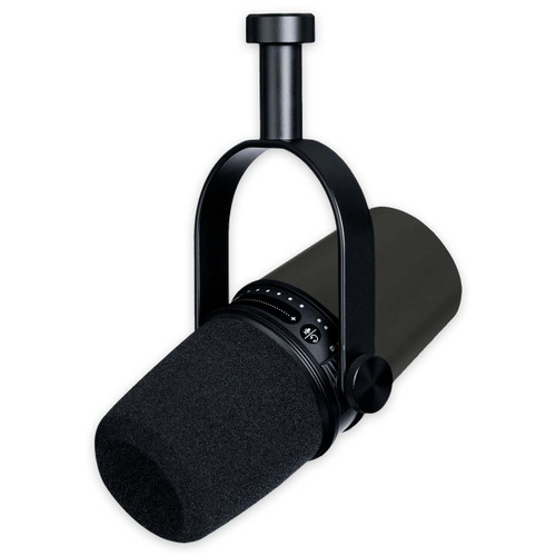 Iron Black Shure MV7 Microphone Skin | KO Custom Creations