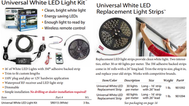Carefree RV SR0113 LED Universal LED Light Kit - White