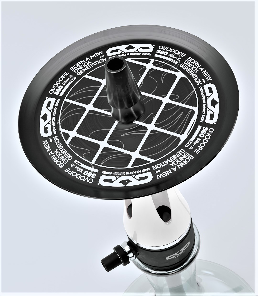 OVO HOOKAH DOPE 360 SHAQ WHITE | myhookah.ca