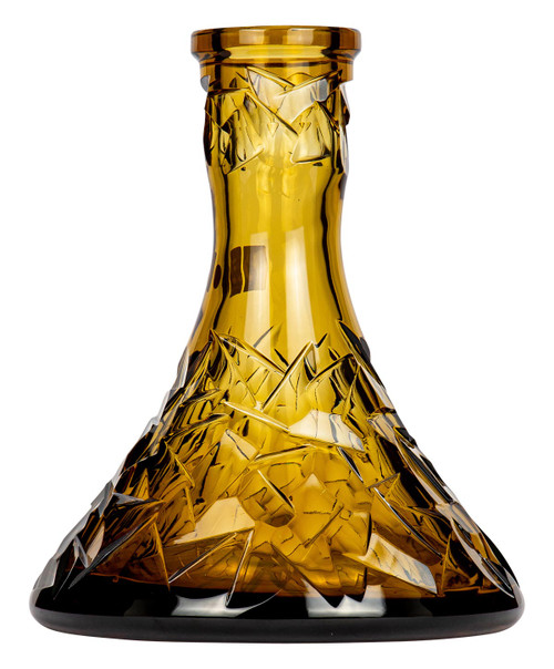 Caesar Crystal Cone - Floe - Yellow Shisha Bowl
