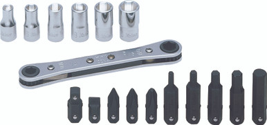 Koken R810D Ratcheting Ring Wrench Bit and Socket Set | US Tool Hub